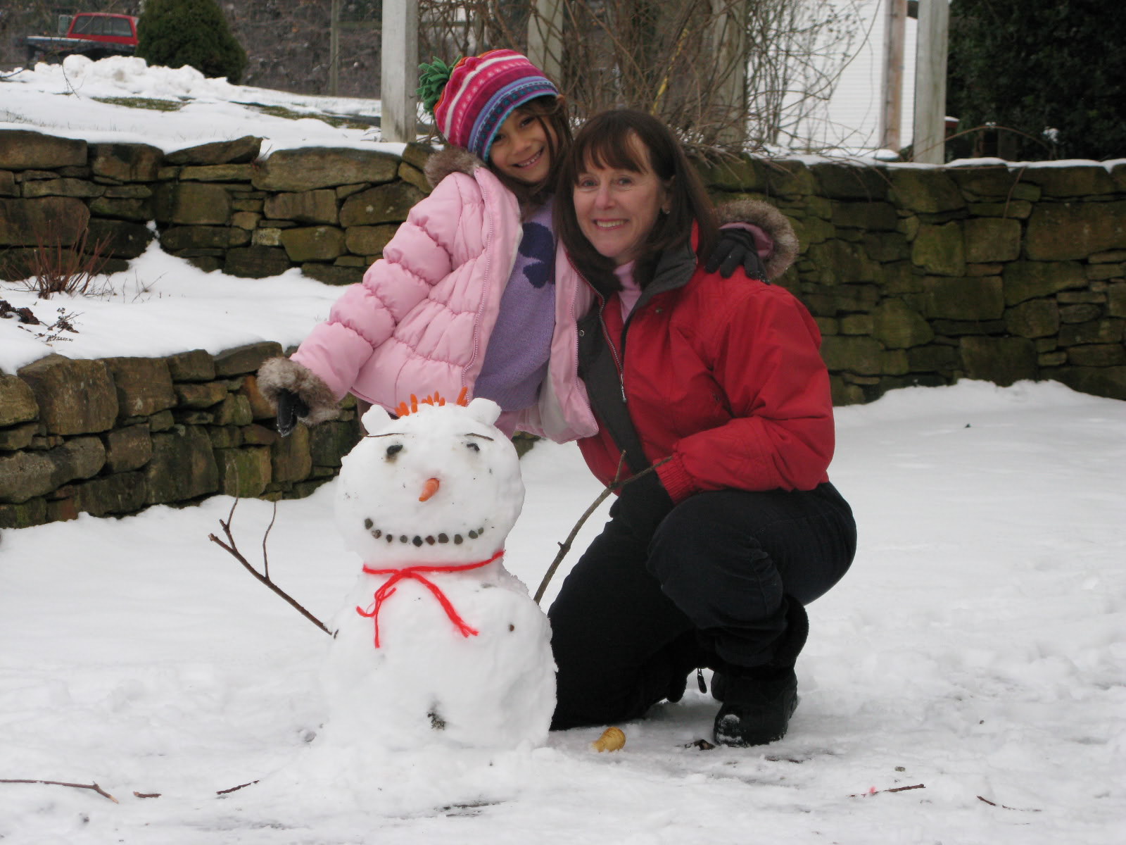 fun after day of skiing 2010 debbie post with friends